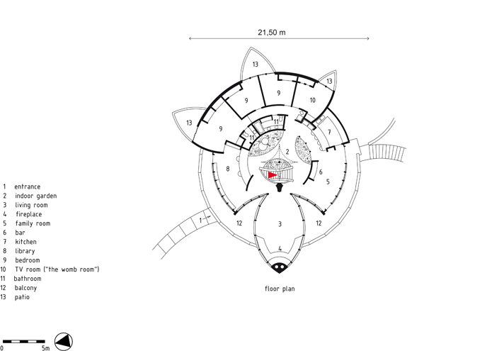Sebastiaan Kaal - The Round House Project - Theodore Volsky House - 1964 Sebastiaan Kaal - The Round House Project - Theodore Volsky House - 1964
